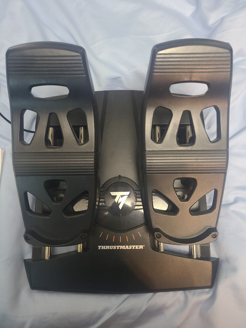 Thrustmaster TFRP T.FLIGHT Rudder Pedal, 遊戲機, 遊戲機裝飾配件 - Carousell