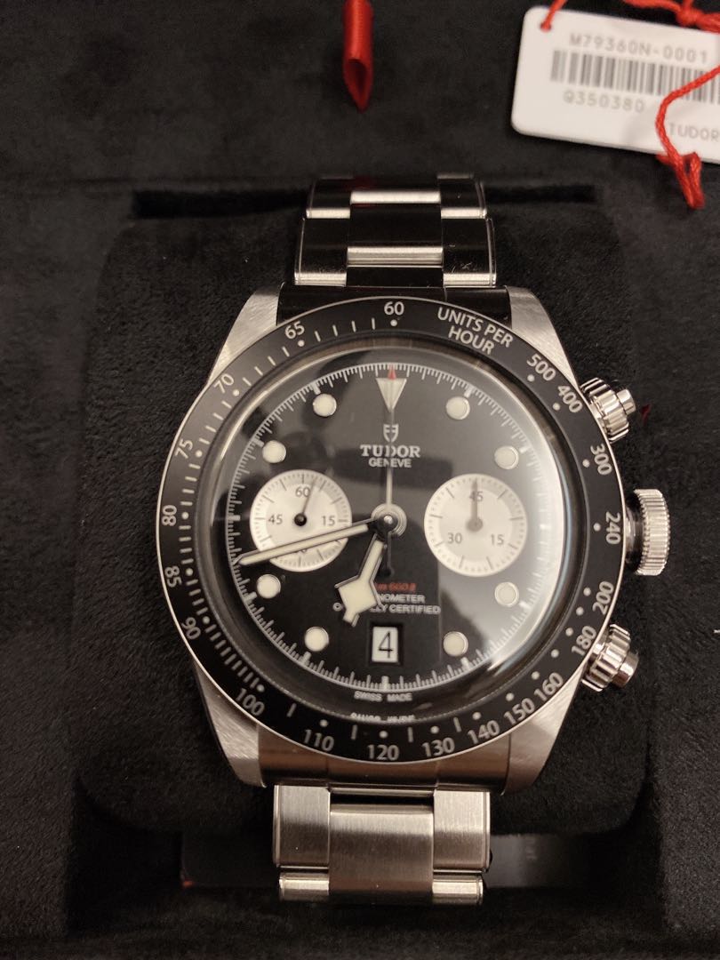tudor blackbay chronograph reverse panda, Luxury, Watches on Carousell