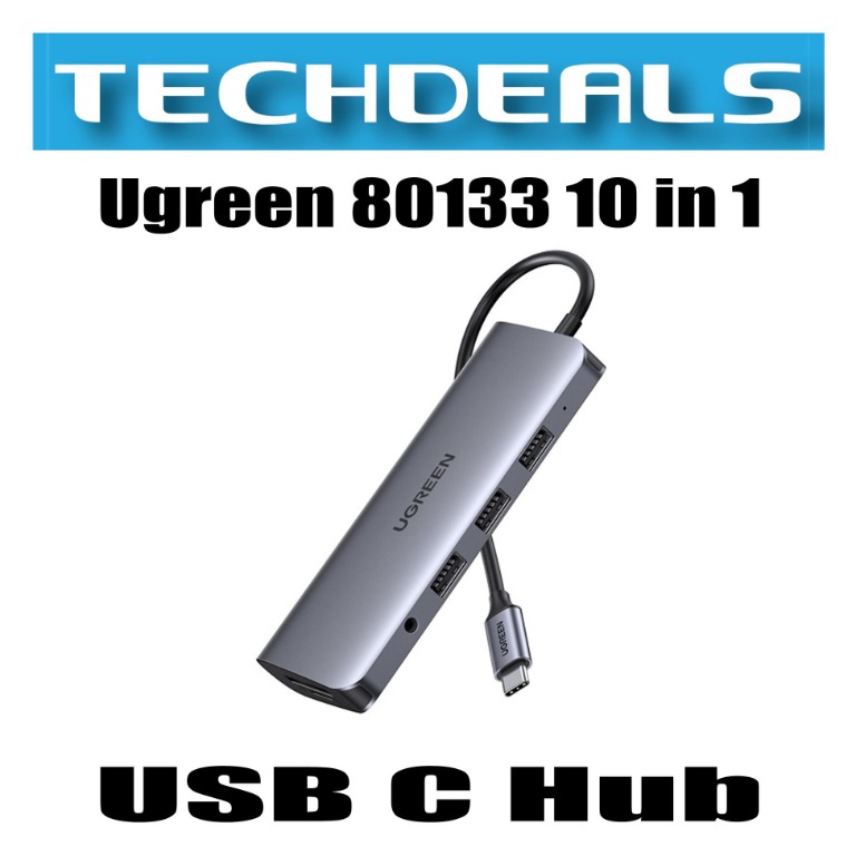 Ugreen 80133 10 in 1 USB C Hub, Computers & Tech, Parts & Accessories ...