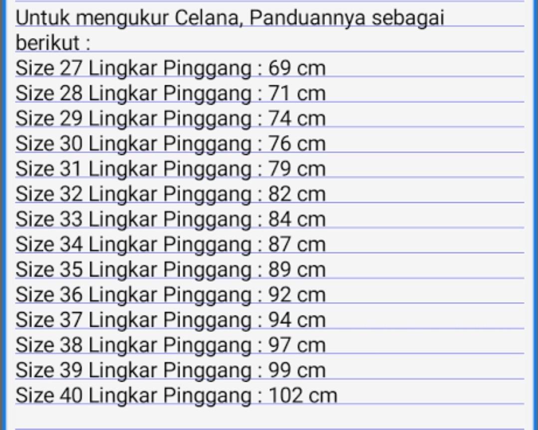 Lingkar Pinggang