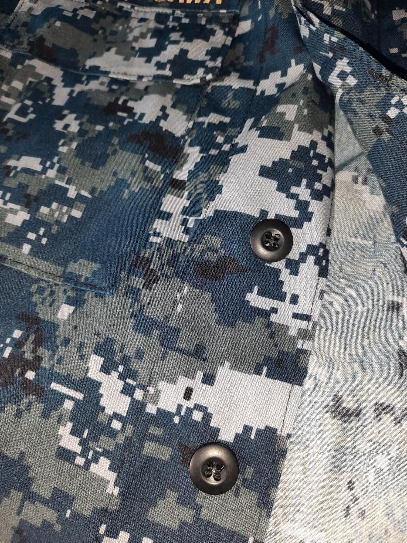 Us Navy Digital Pattern Military Jacket, Men's Fashion, Coats, Jackets ...