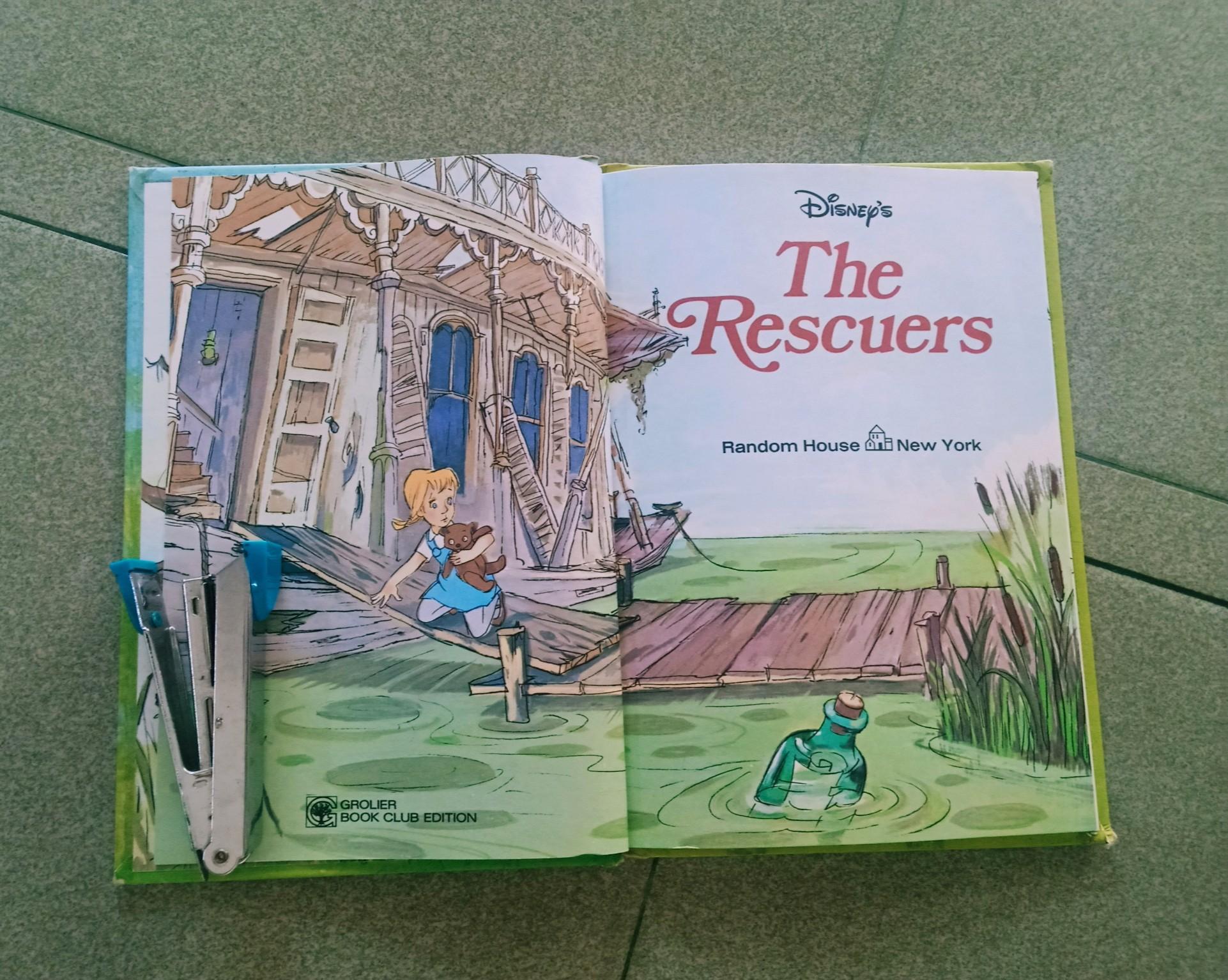 Vintage 1977 Disney's The Rescuers Story Book., Hobbies & Toys, Books ...