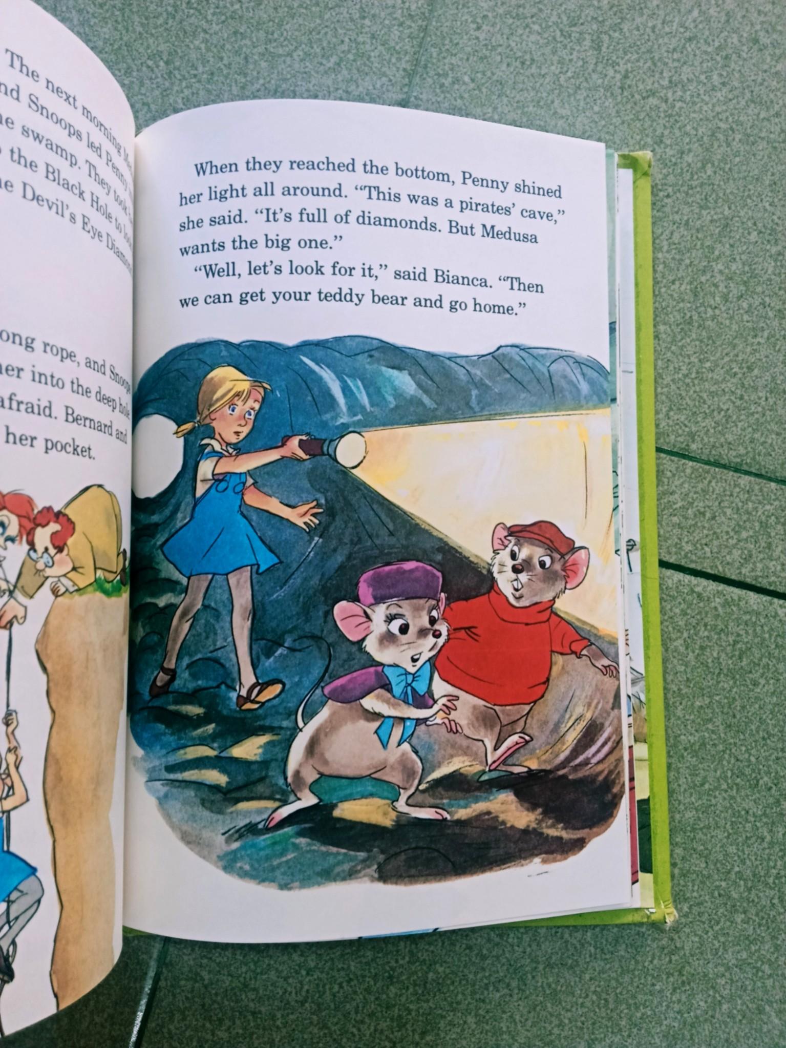 Vintage 1977 Disney's The Rescuers Story Book., Hobbies & Toys, Books ...