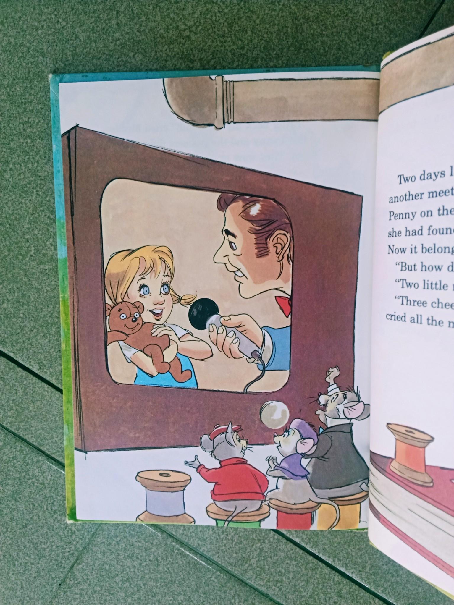 Vintage 1977 Disney's The Rescuers Story Book., Hobbies & Toys, Books ...