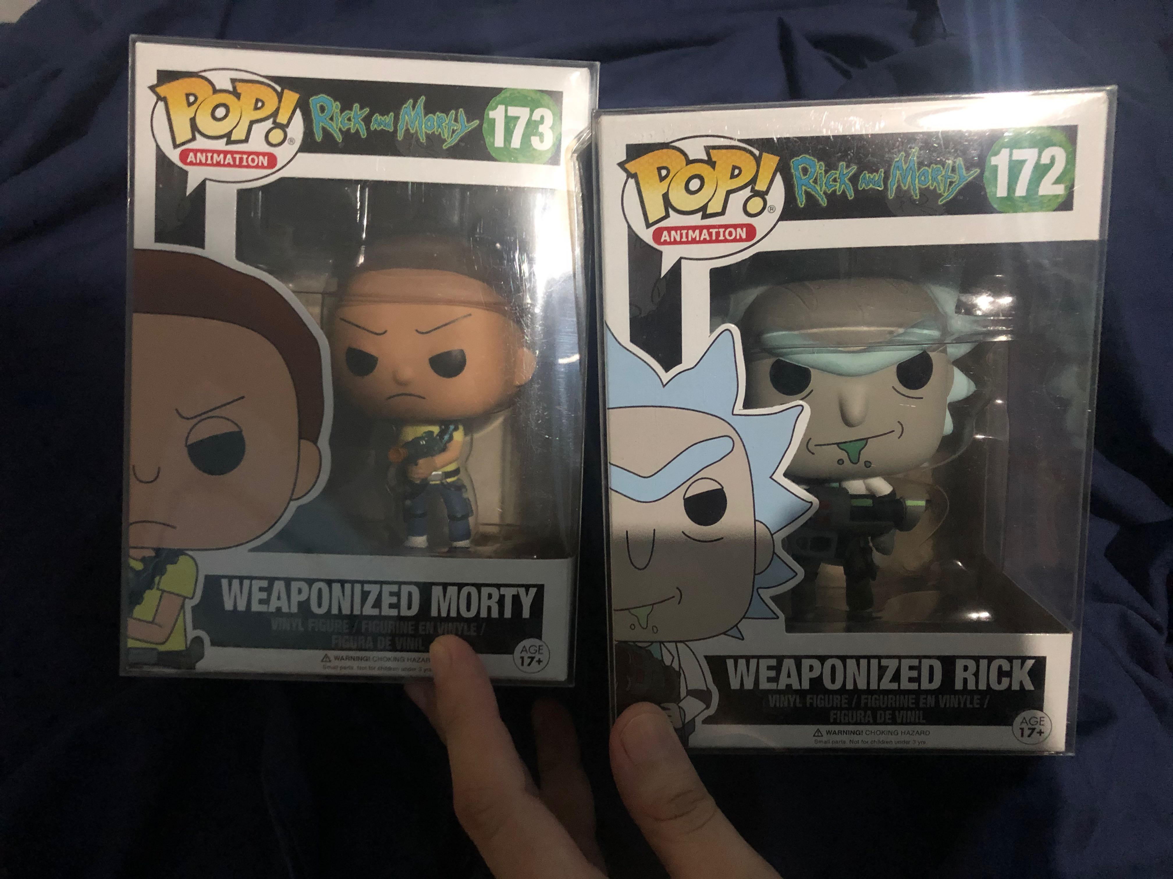 Weaponized Rick and Morty Funko POP Set, Hobbies & Toys, Toys & Games ...