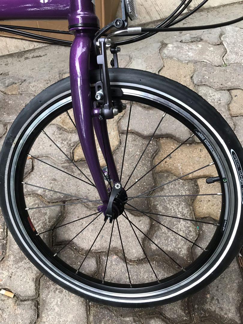 又交收一部 紫色 DAHON SP18 ( KAC083 )18速 鉻鉬鋼 車架 折叠車, 運動產品, 單車及配件, 單車 - Carousell