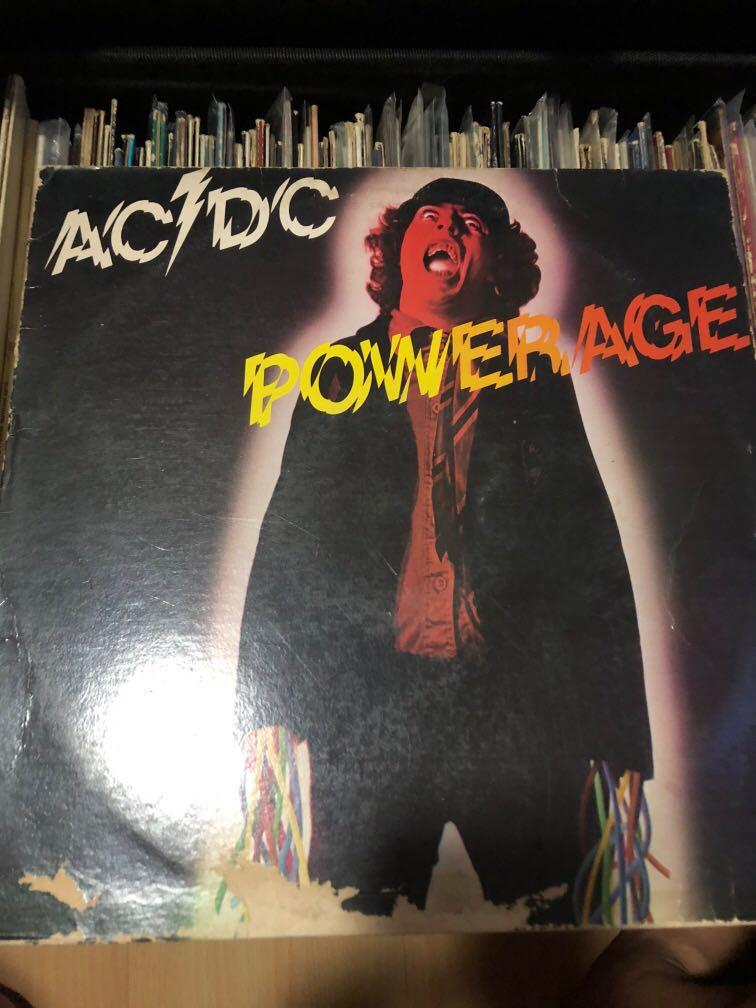 AC/DC- power rage Lp, Hobbies & Toys, Music & Media, Vinyls on Carousell