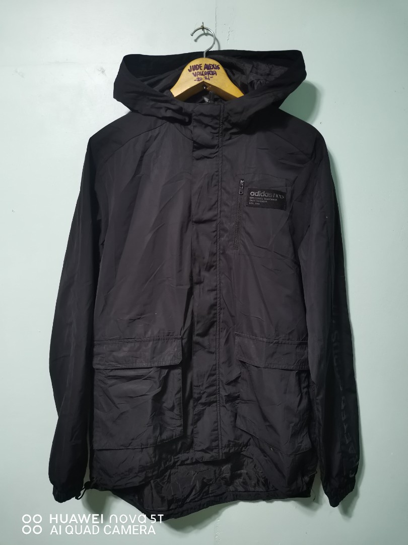 ADIDAS NEO WIND BREAKER, Men's Fashion, Coats, Jackets and Outerwear on ...