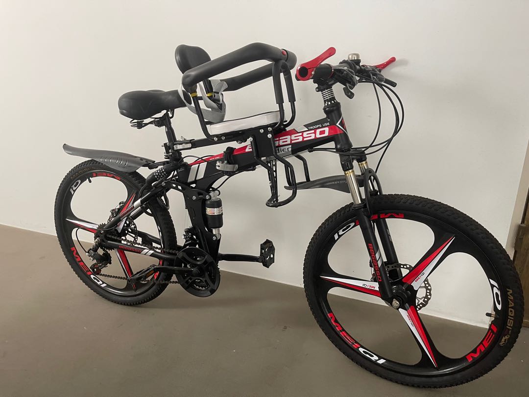 Begasso foldable bike with shimano gears :)), Sports Equipment ...