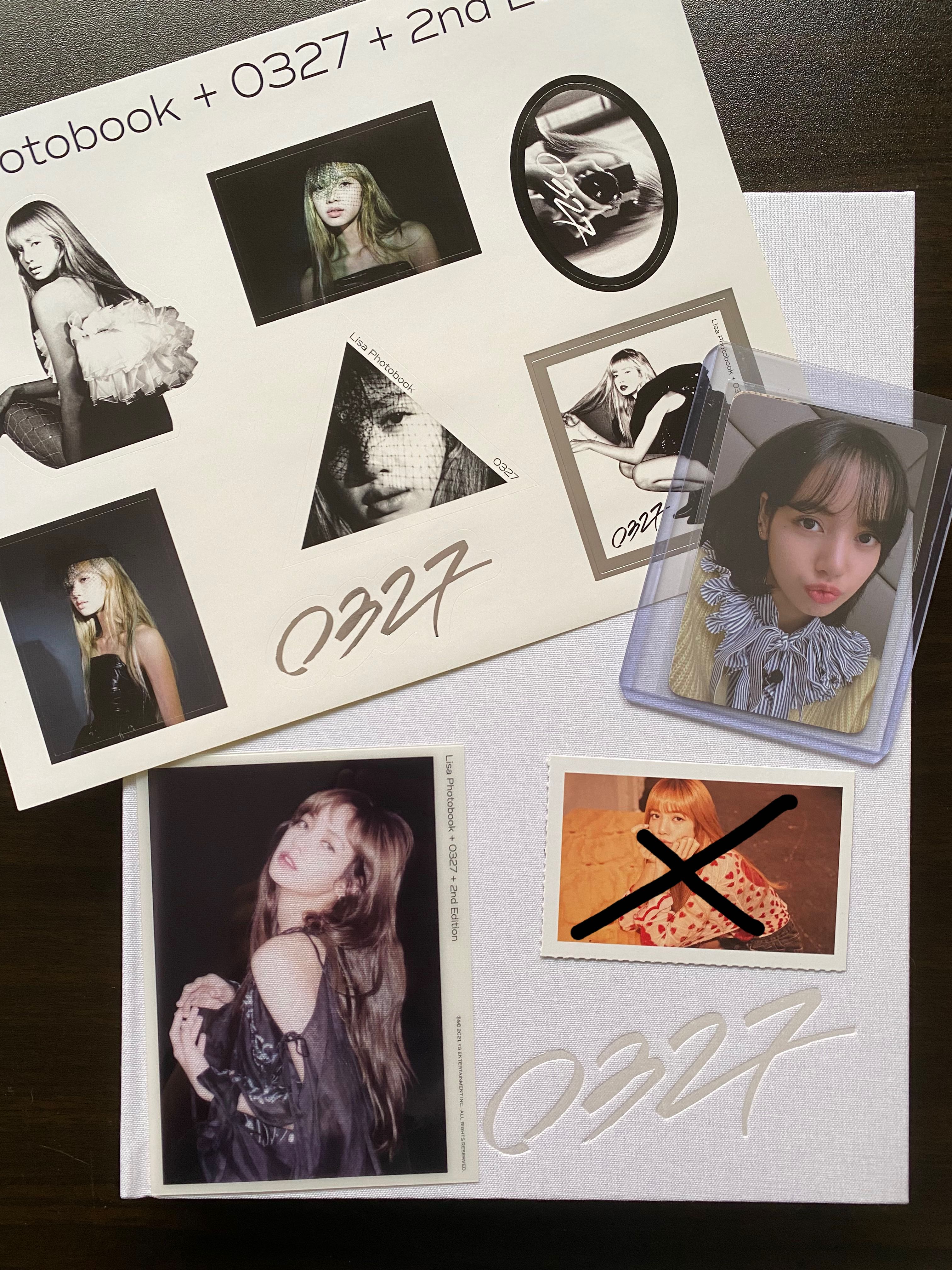 Blackpink Lisa 0327 Photobook Second edition unsealed, Hobbies & Toys ...