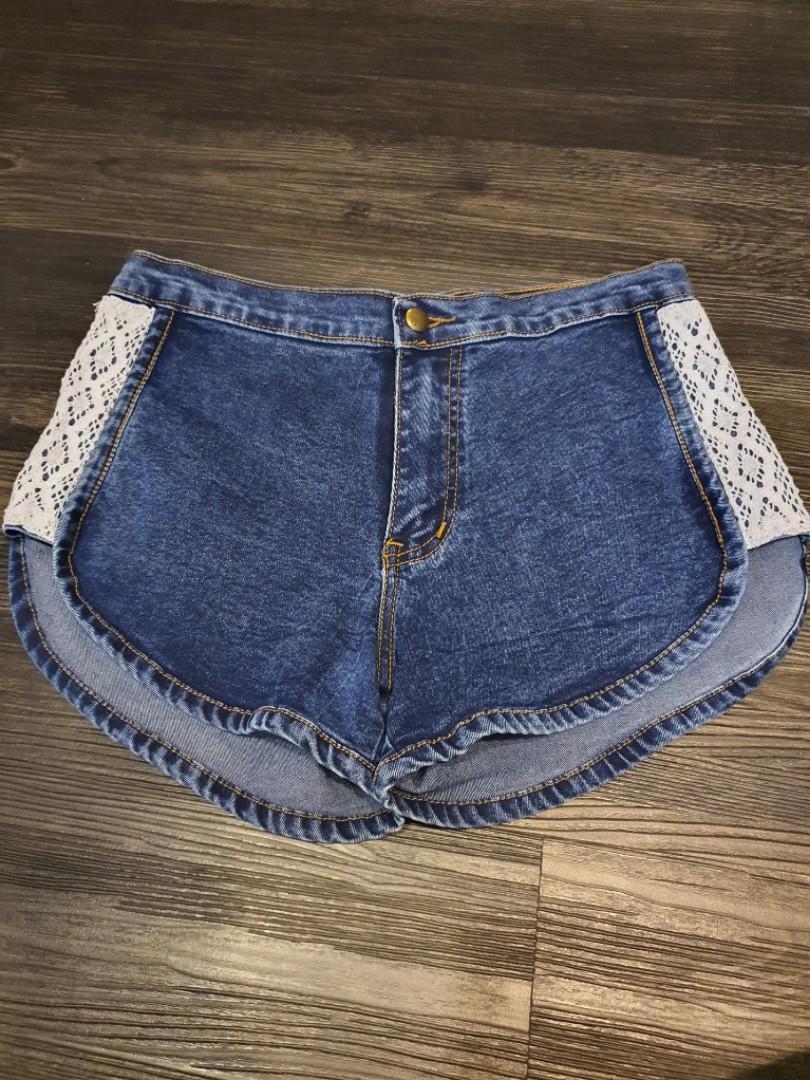 Brand New Dada Denim Shorts, Women's Fashion, Bottoms, Shorts on Carousell