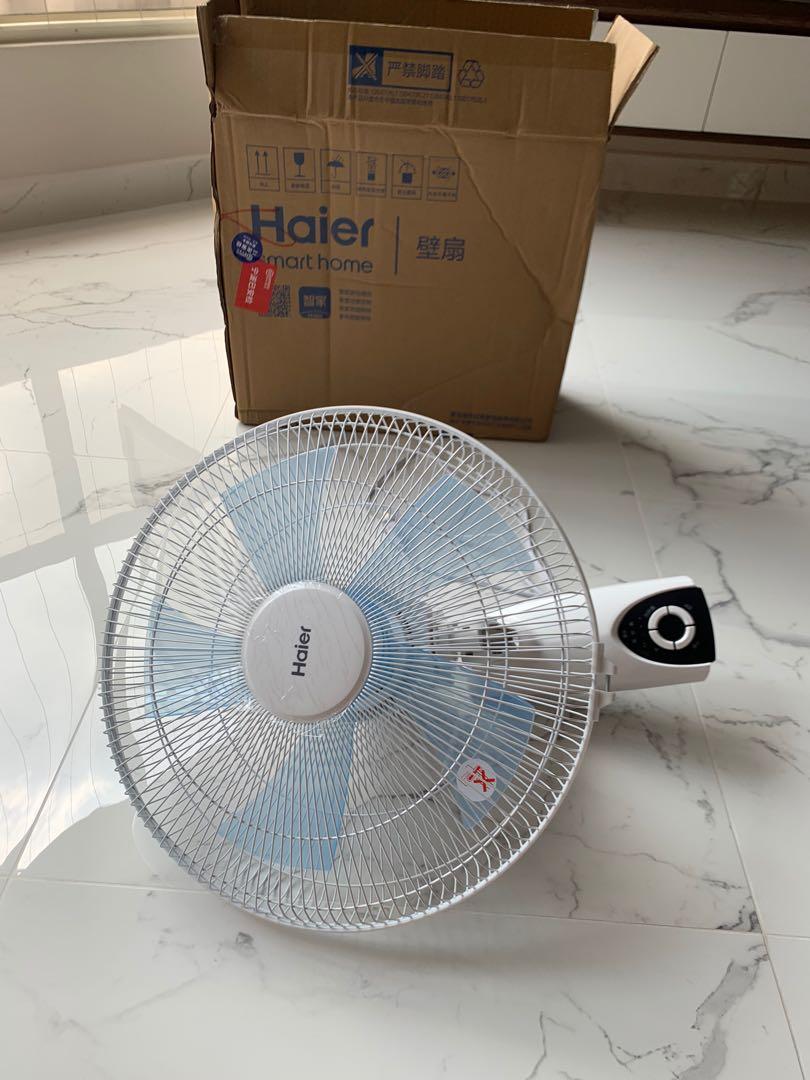 Brand New Haier Wall Fan with remote, Furniture & Home Living, Lighting ...
