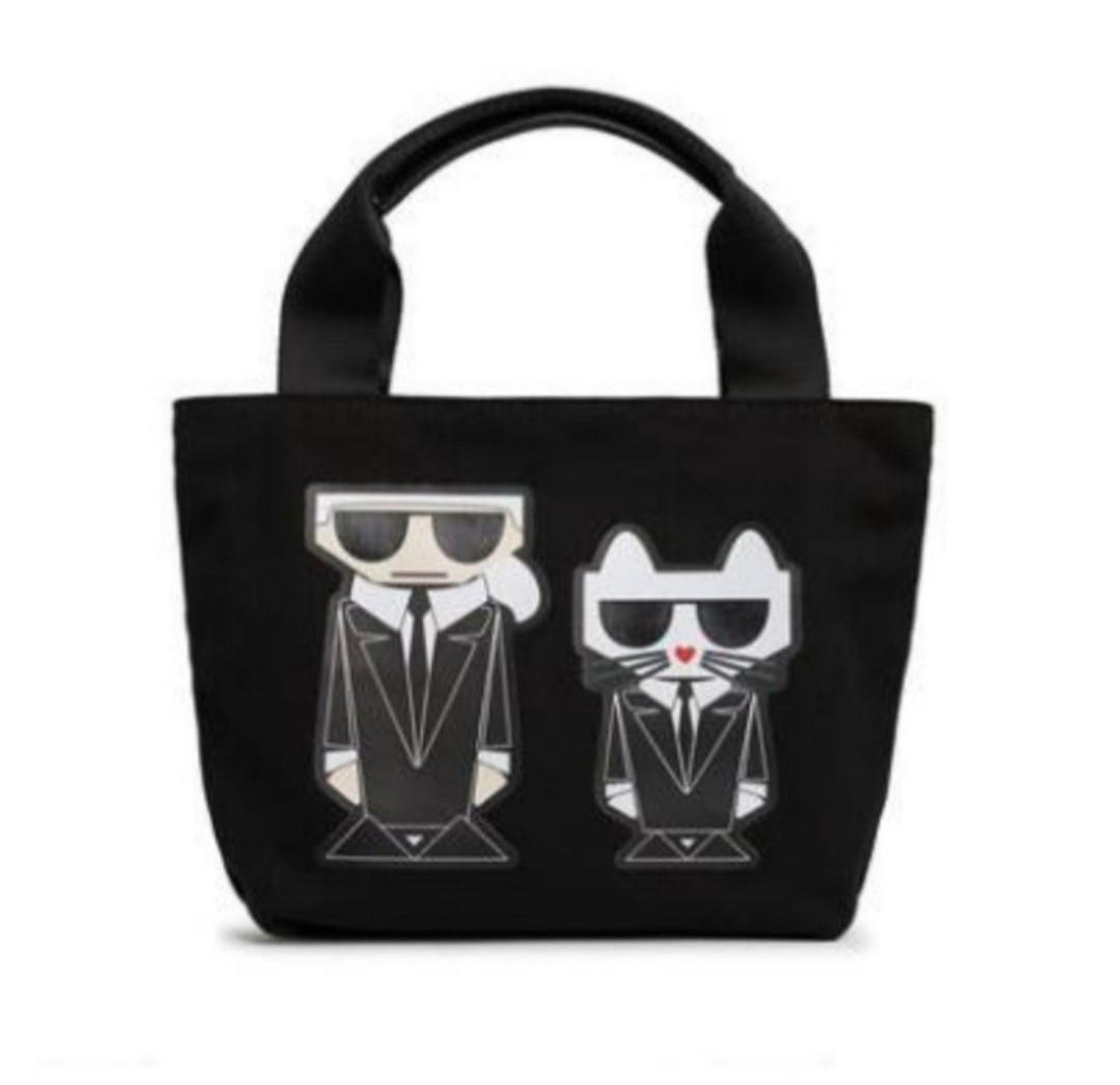 Brand New Karl Lagerfeld Kristen Canvas Crossbody(Karl & Cat), Luxury ...