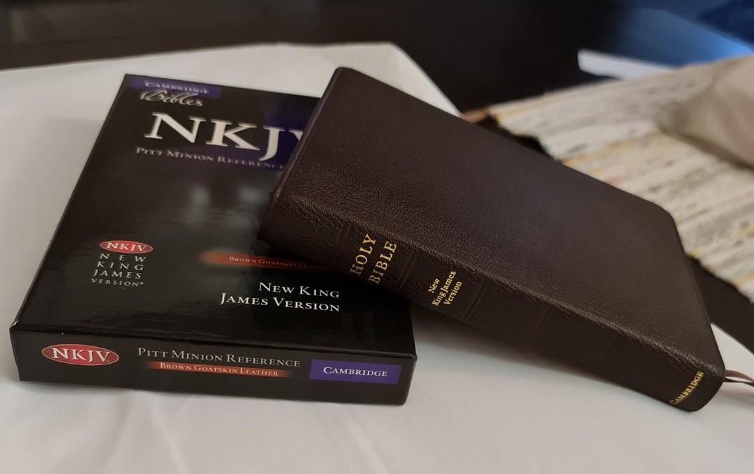 Cambridge NKJV Pitt Minion Reference Bible, Brown Goatskin, Hobbies ...