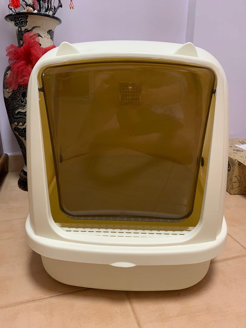 Catidea Cat Ears Litterbox, Pet Supplies, Homes & Other Pet Accessories ...