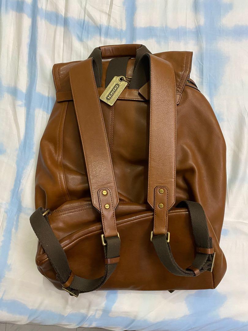 Coach Bleecker in Leather Backpack , Men's Fashion, Bags, Backpacks on ...