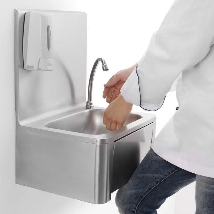 Compact Knee Operated Handwash Sink, Furniture & Home Living, Bathroom ...