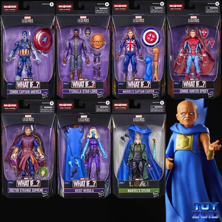 Disney Marvel Legends What If Wave 2 Set of 8 Watcher BAF, Hobbies ...