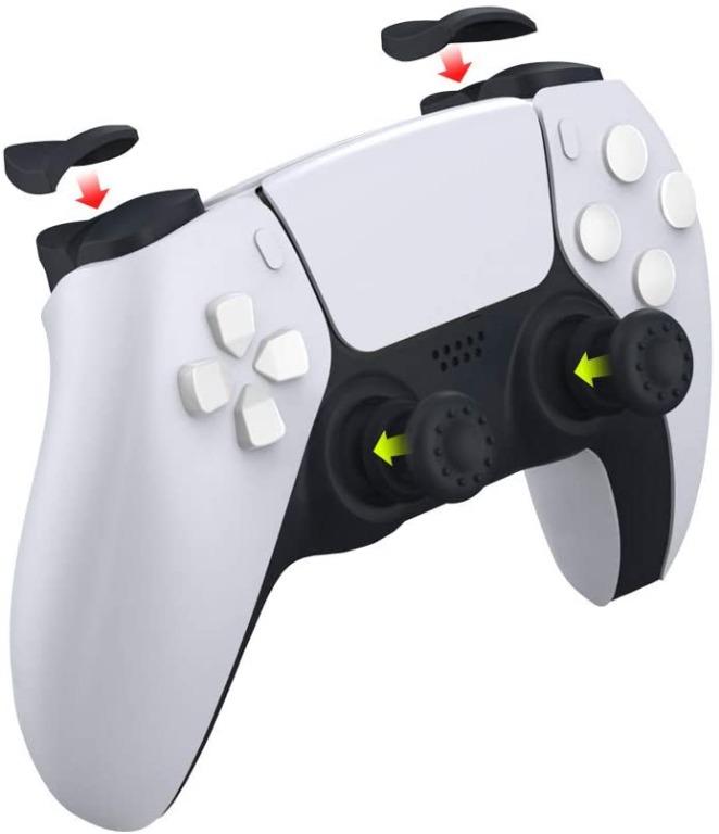 DOBE PS5 Trigger Extenders and Thumb Grips for Playstation 5 Controller ...