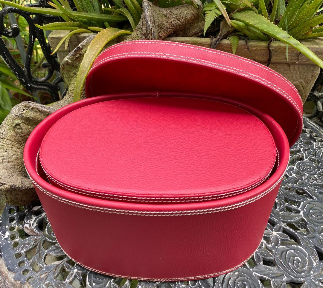 Elegant Red Storage Boxes, Gift Boxes, Special Oval shape, available in ...