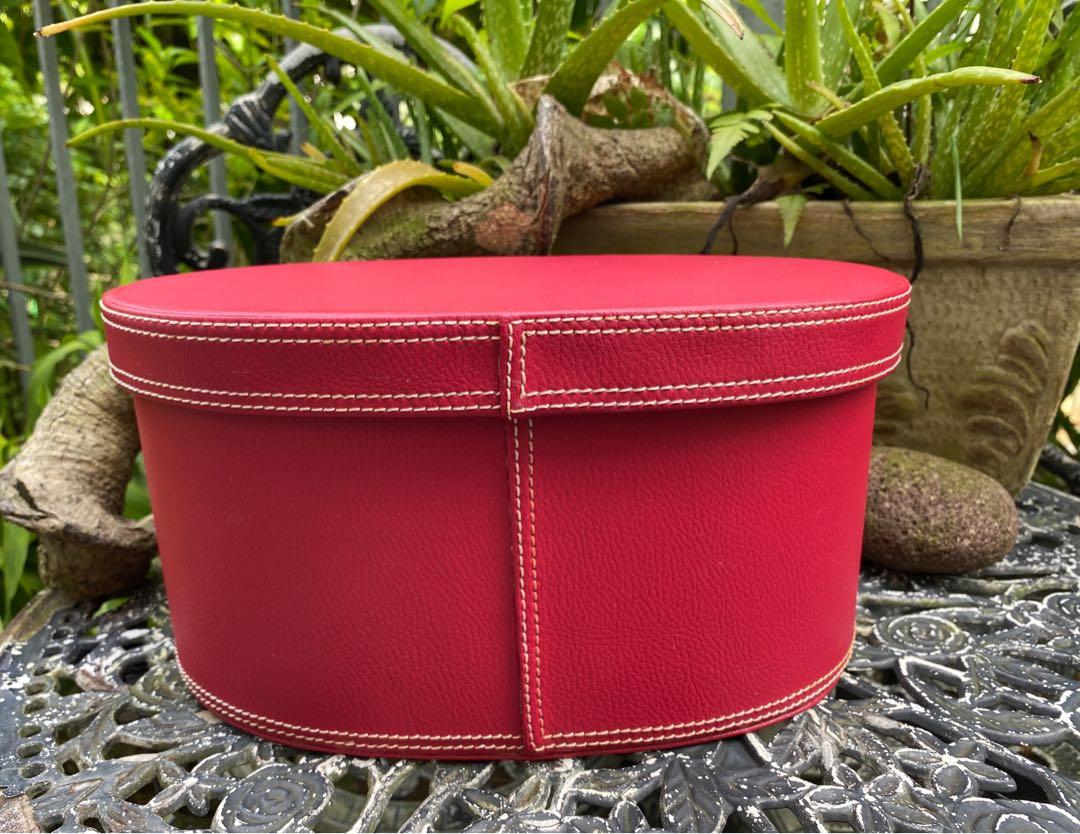 Elegant Red Storage Boxes, Gift Boxes, Special Oval shape, available in ...