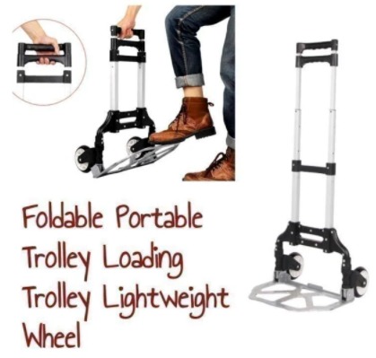 Foldable Portable Trolley, Furniture & Home Living, Home Improvement ...