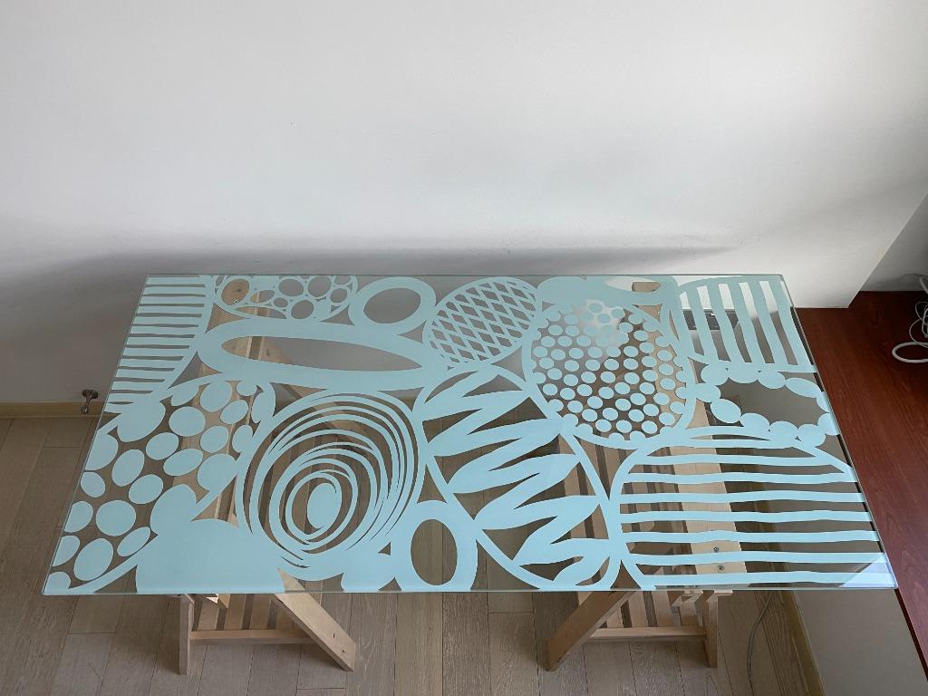 For Sale: IKEA Glasholm table, Furniture & Home Living, Furniture ...