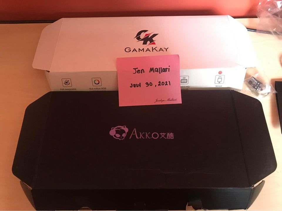 Gamakay MK61 & Akko 9009 Keycaps, Computers & Tech, Parts & Accessories ...