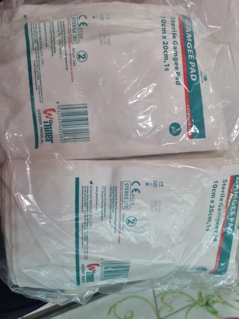 Gamgee 100 pcs packed, Health & Nutrition, Medical Supplies & Tools on ...