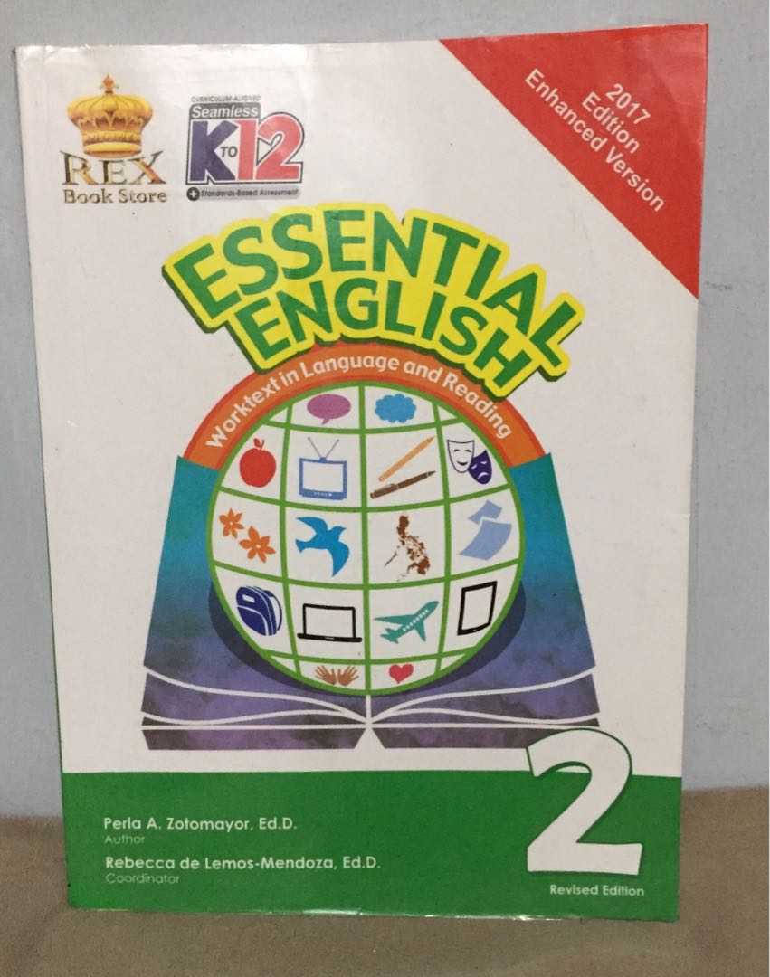 Grade 2 Essential English (REX) “with free book for reference/cut outs ...