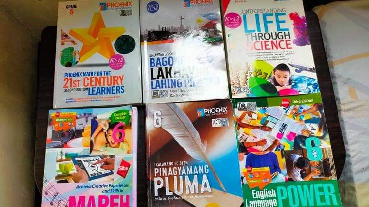 Grade 6 Six Academic Books - Math, Science, Filipino, Pluma, English ...