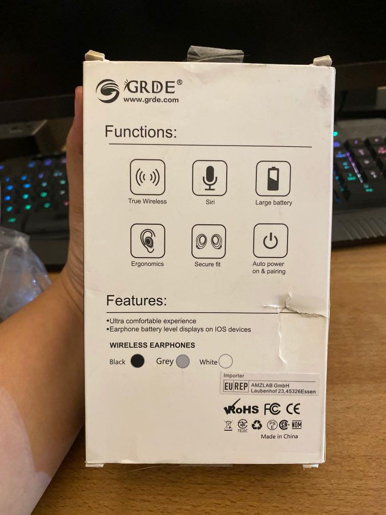 Grde True wireless earphones, Audio, Earphones on Carousell