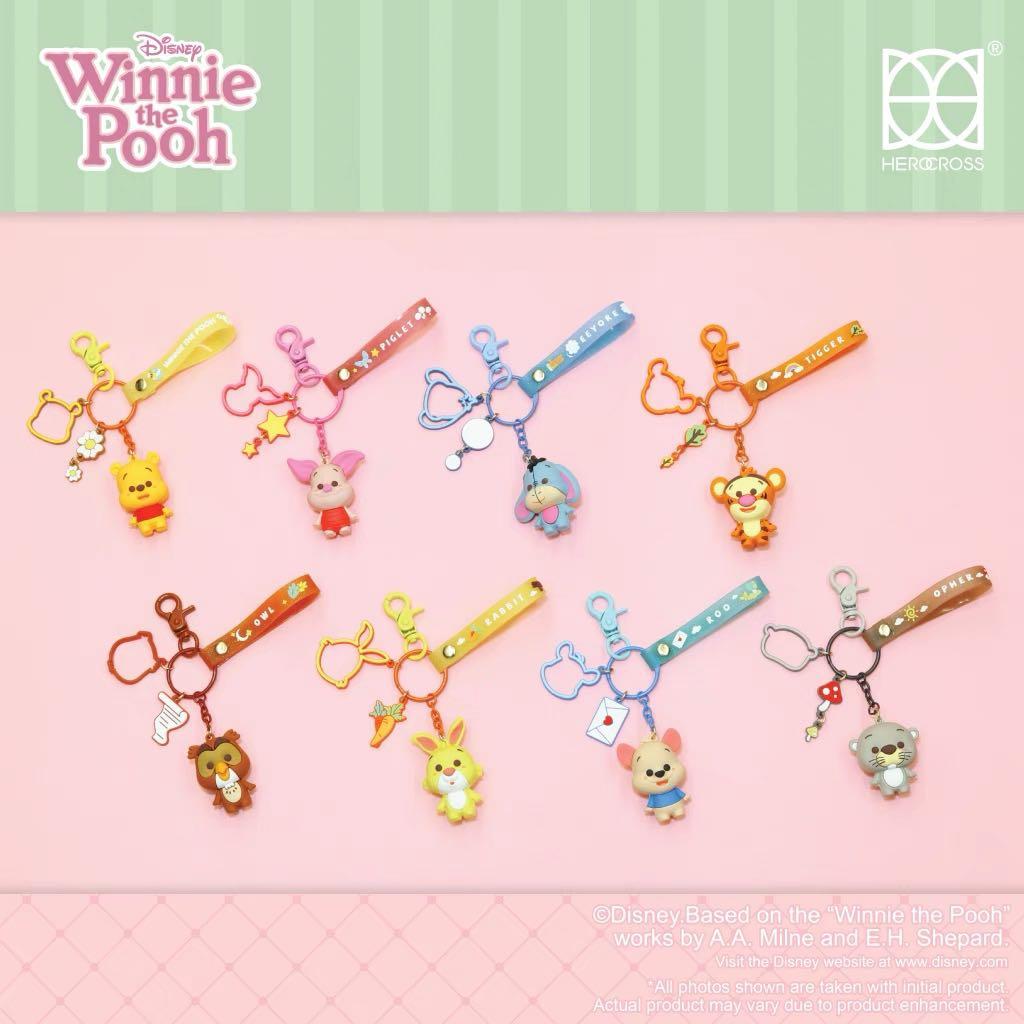 [INSTOCK] Herocross Winnie the Pooh keychain tigger piglet roo rabbit ...