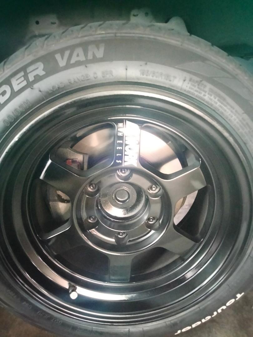 Hiace rim 16 inch deep dish, Car Accessories, Tyres & Rims on Carousell