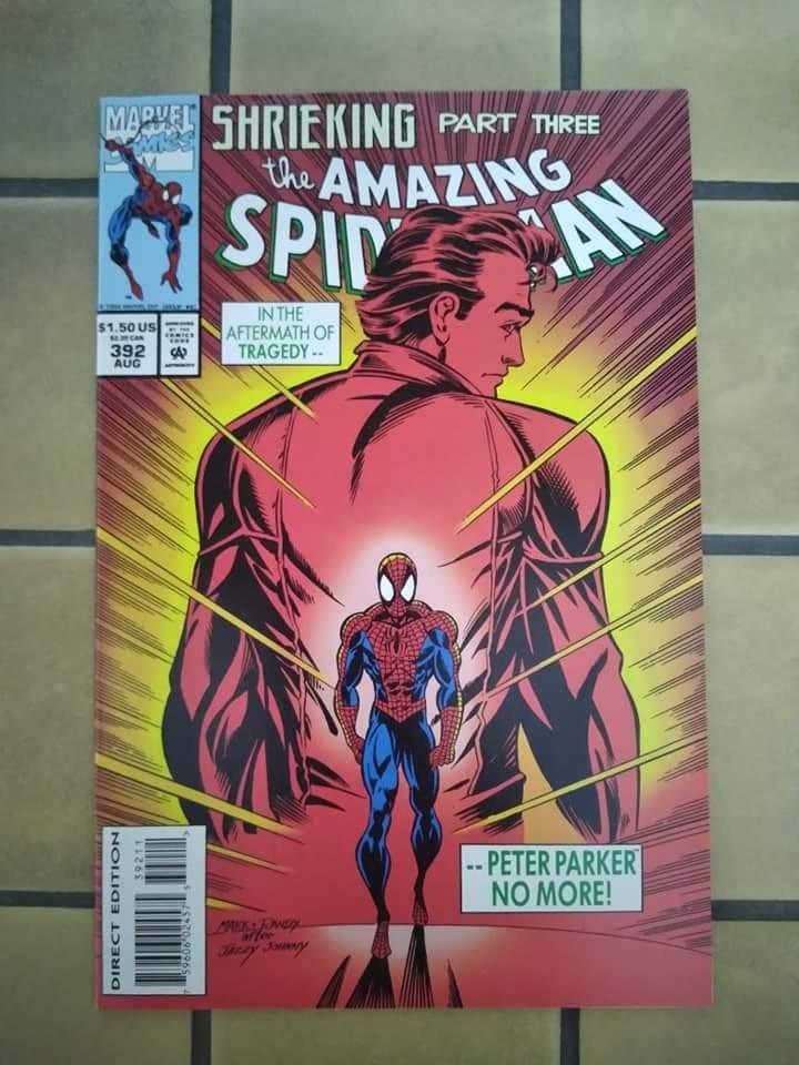 Homage Cover ( The Amazing Spiderman #392 ) Mark Bagley - Cover Art ...