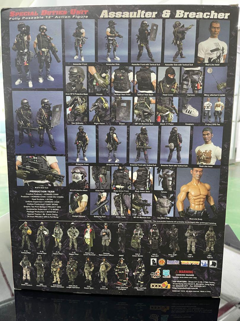Hottoys SDU 1/6 12吋 figure version 2.0 飛虎隊 大隻佬 Body, 興趣及遊戲, 玩具 & 遊戲類 - Carousell