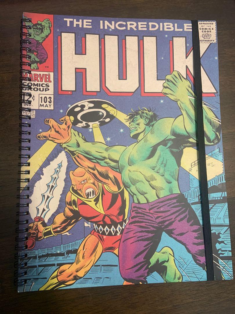 Hulk-themed notebook from Typo, Hobbies & Toys, Stationery & Craft ...