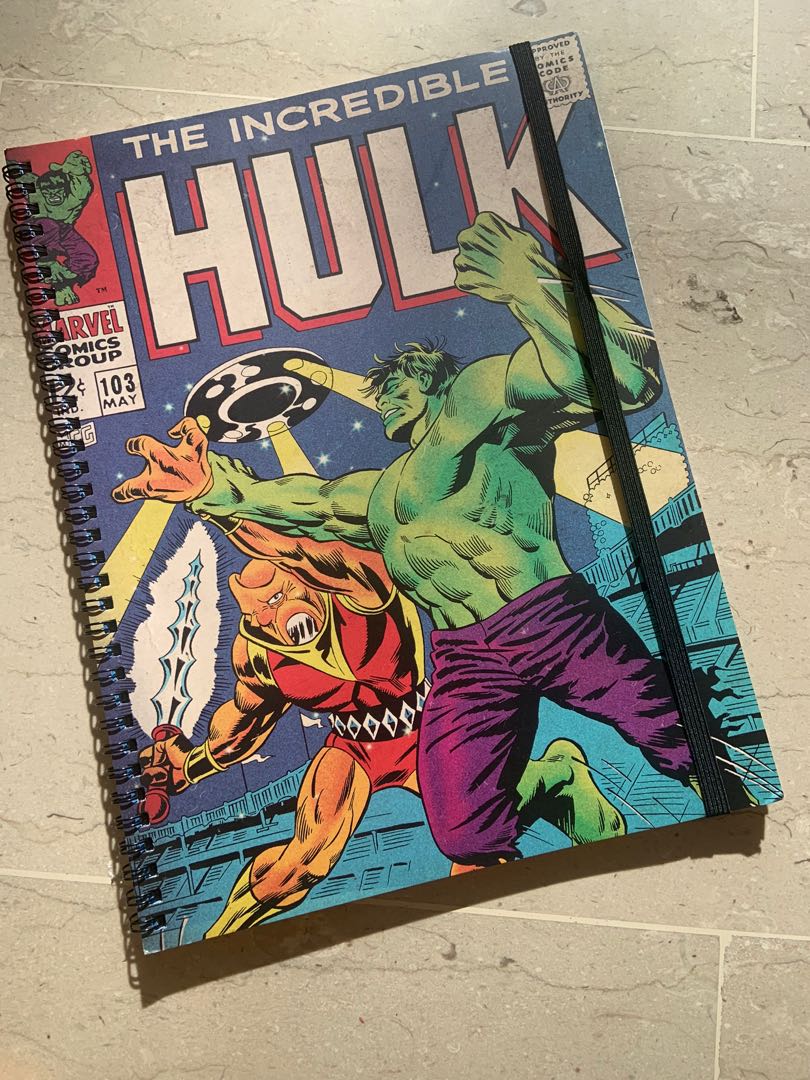 Hulk-themed notebook from Typo, Hobbies & Toys, Stationery & Craft ...