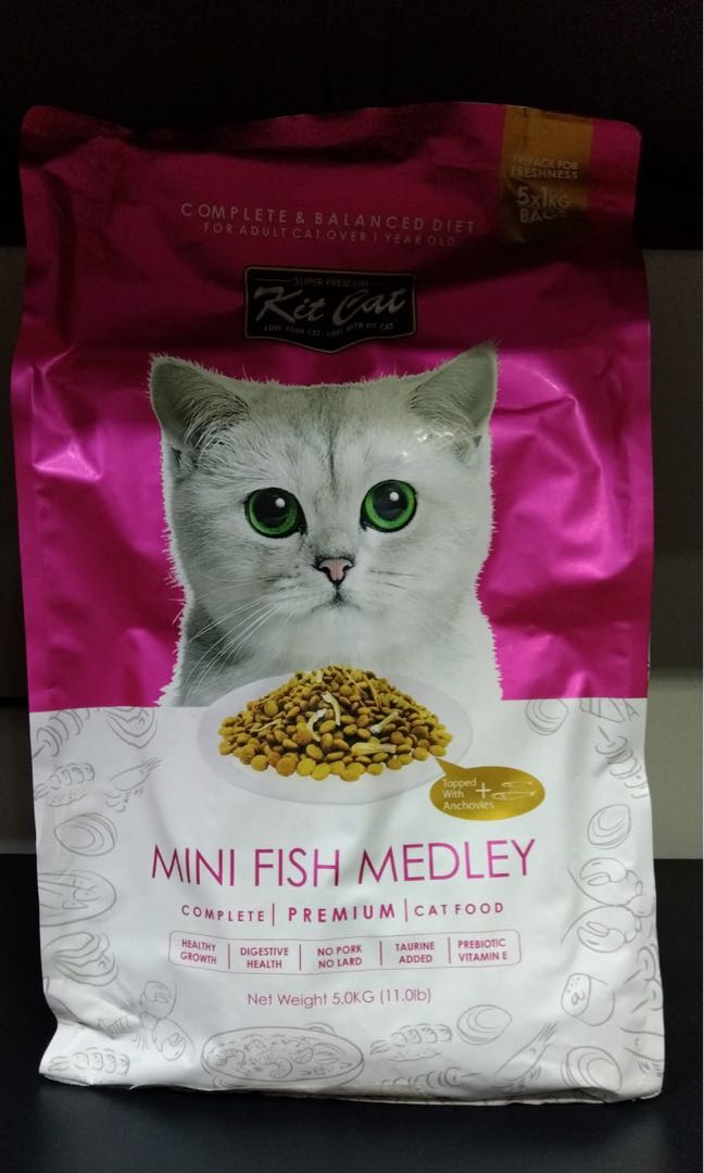Kit Kat Mini Fish Medly Premium Cat Food, Pet Supplies, Pet Food on ...