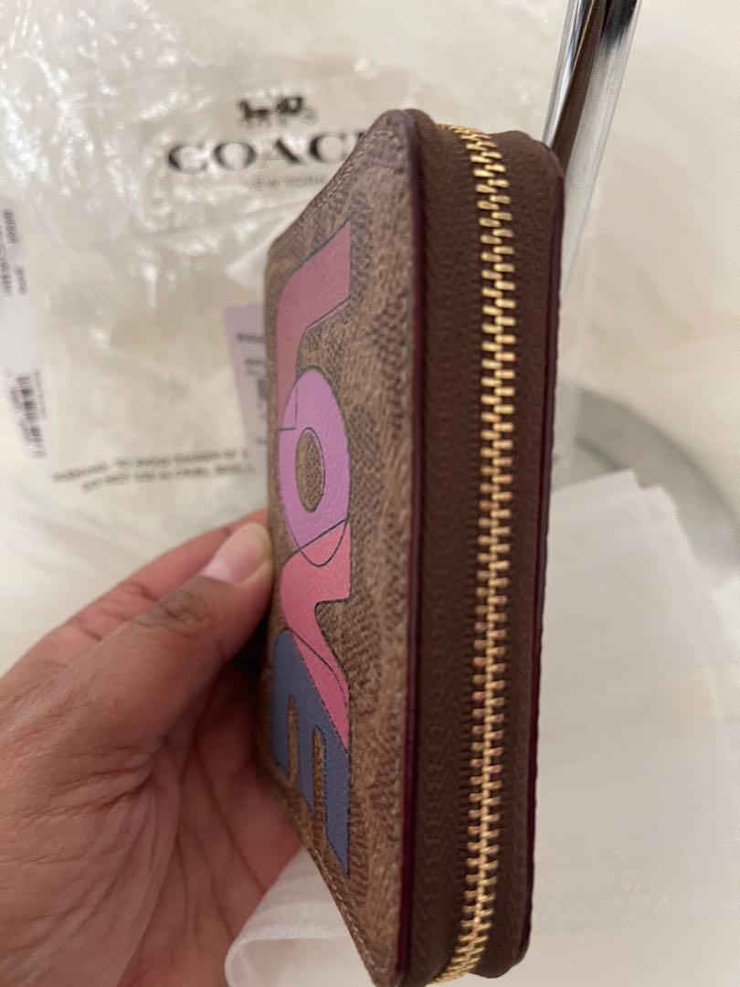 Limited Edition Coach Short Wallet-Graffiti, Women's Fashion, Bags ...