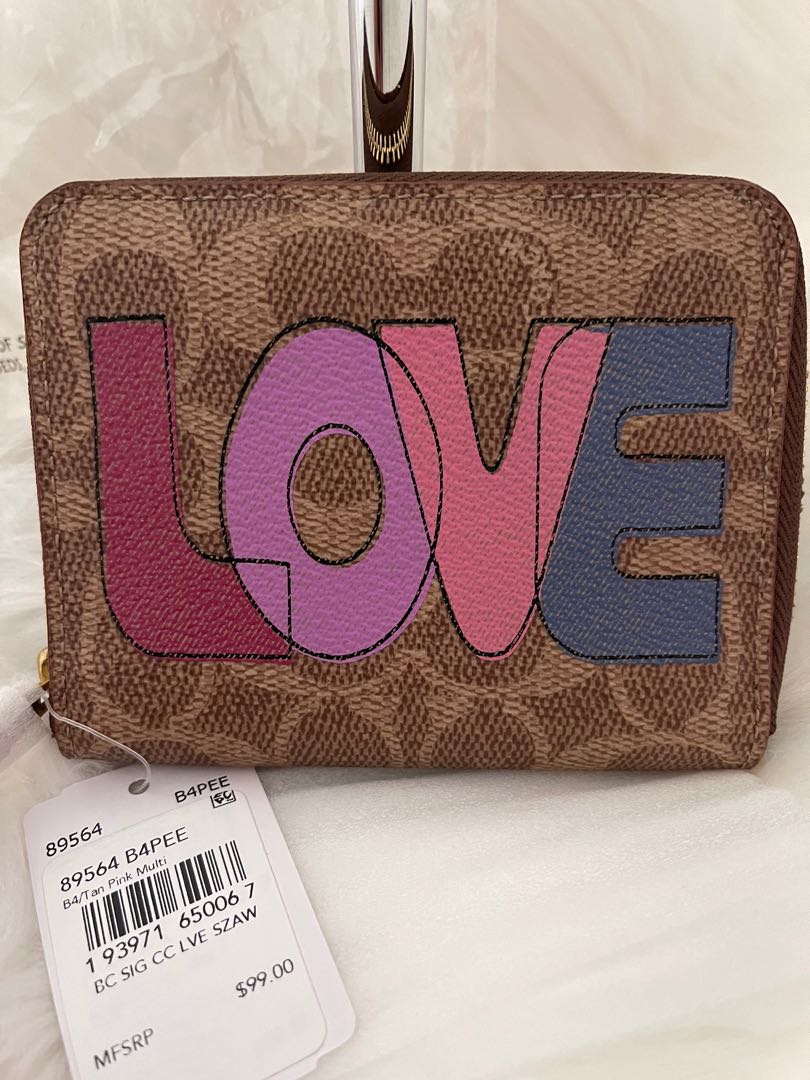 Limited Edition Coach Short Wallet-Graffiti, Women's Fashion, Bags ...