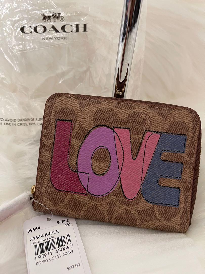 Limited Edition Coach Short Wallet-Graffiti, Women's Fashion, Bags ...