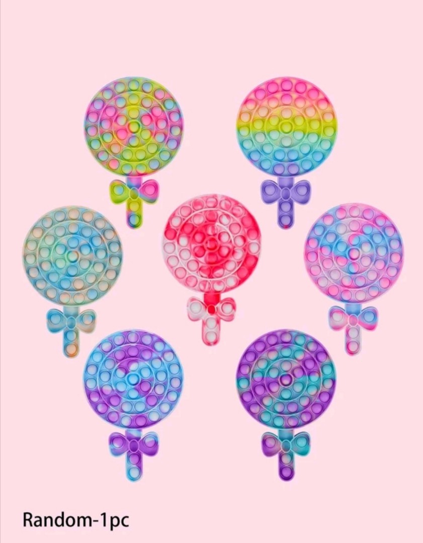 Lollipop Bubble Pop Fidget Toy, Hobbies & Toys, Toys & Games on Carousell