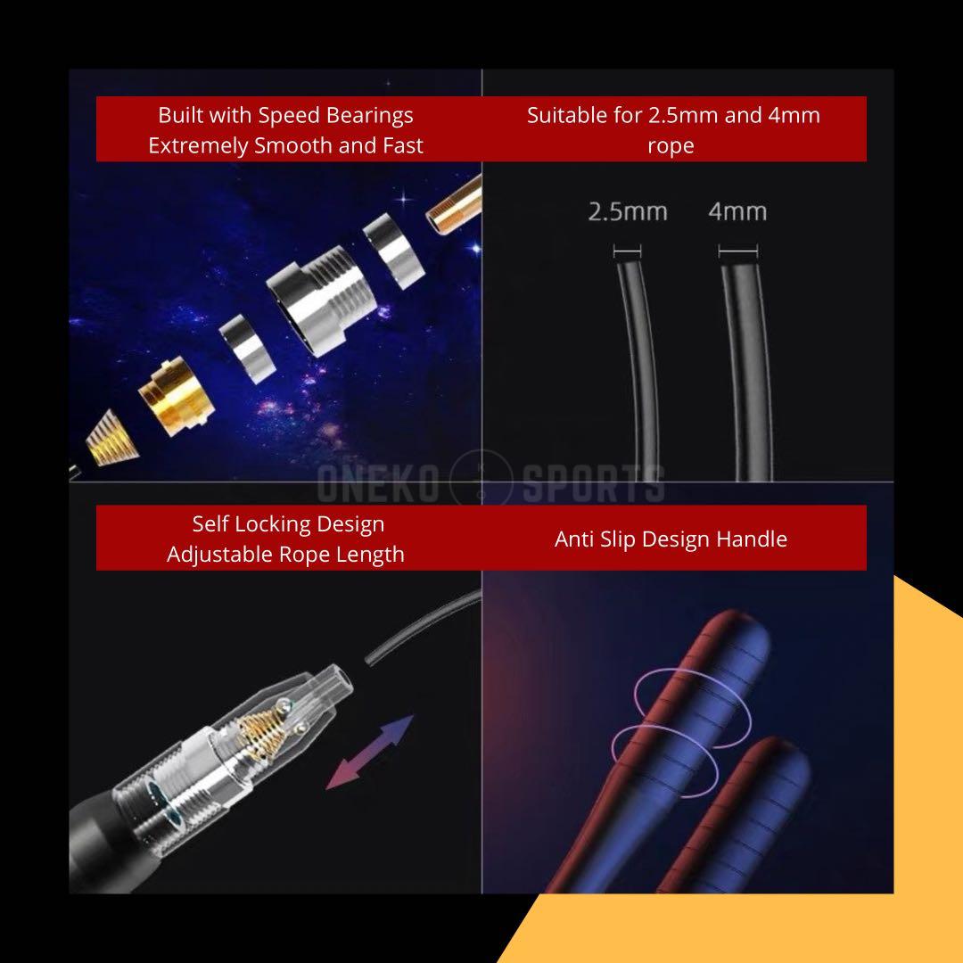 Master of Muscle Speed Jump Rope - Gen 2, Sports Equipment, Other ...