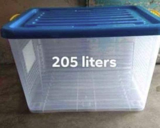 mega box storage box 205 liters, Furniture & Home Living, Home ...