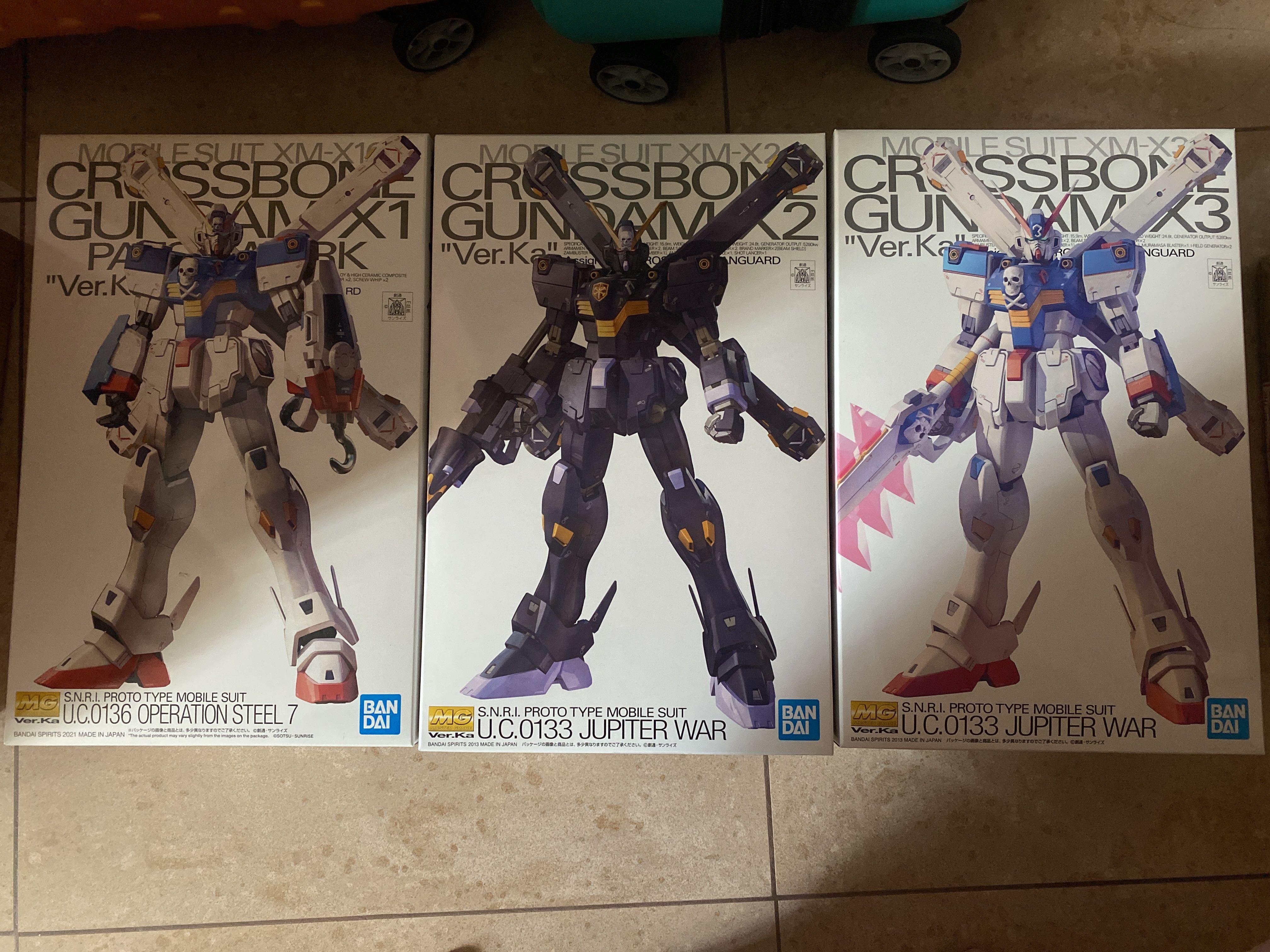 MG Crossbone Gundam X1 X2 X3 Ver Ka, Hobbies & Toys, Toys & Games on ...
