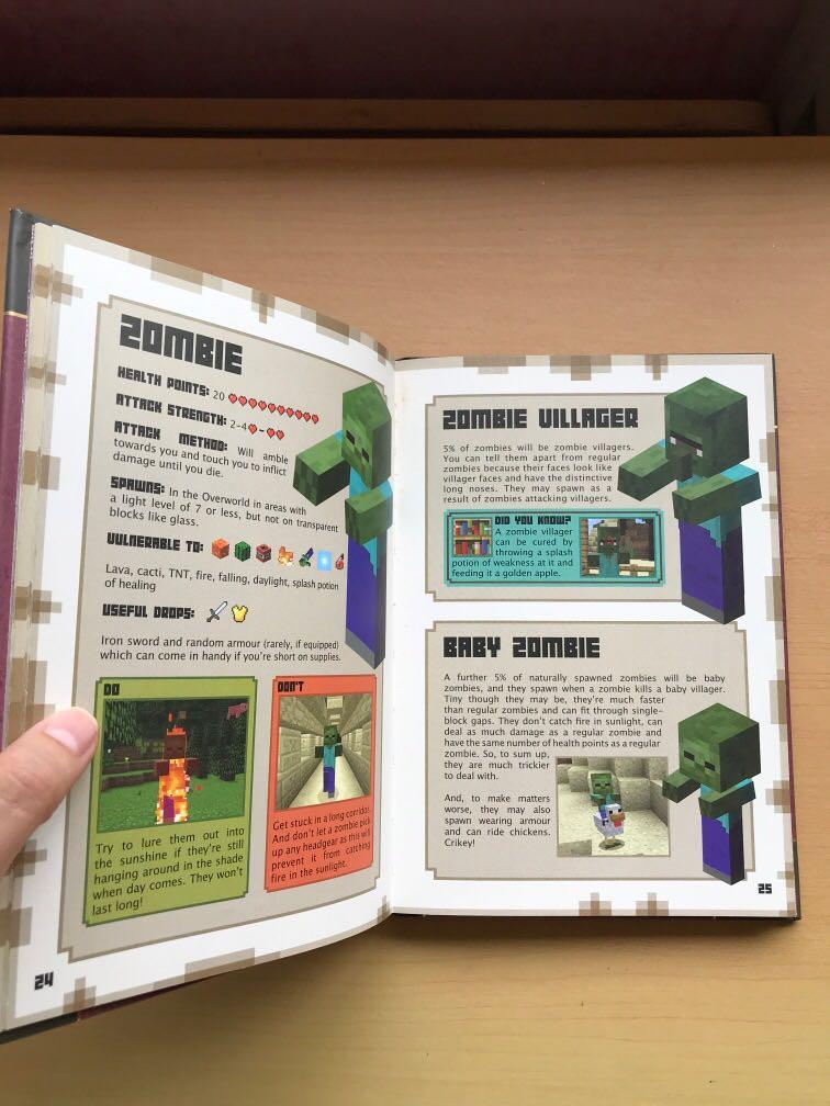 Minecraft Combat Handbook by Mojang Studios, Hobbies & Toys, Books ...