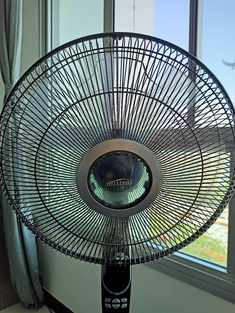 Mistral Brand 16 inches Stand Fan ( with remote control ), Furniture ...