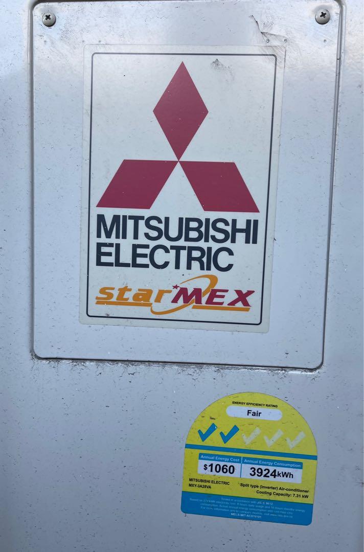Mitsubishi StarMex Inverter System 2-28,000btu, TV & Home Appliances ...