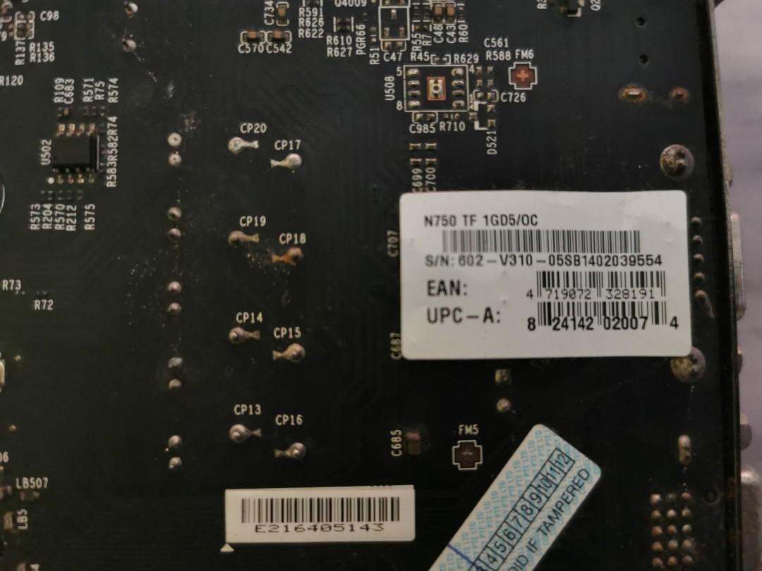 MSI N750 graphic card, Computers & Tech, Parts & Accessories, Computer ...